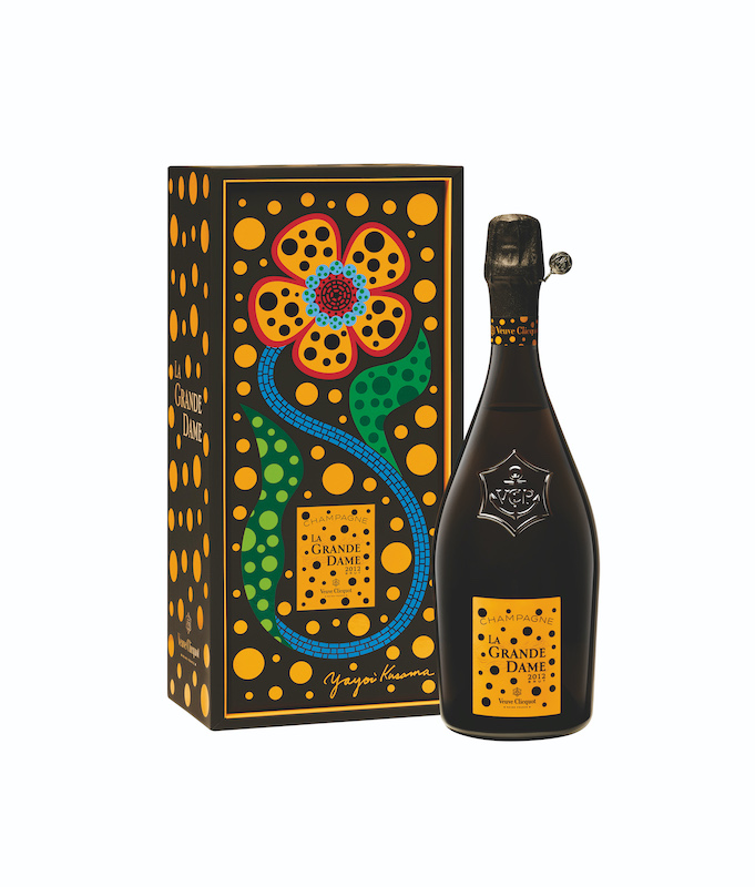 VCP-La-Grande-Dame-x-Yayoi-Kusama-Packshot-bottle-box - The Peak Malaysia