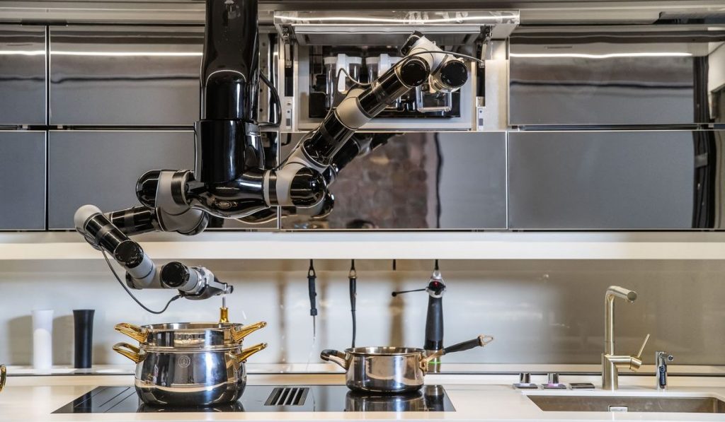 Moley Robotics: The world’s first fully automated kitchen, complete with a pair of robotic arms ...